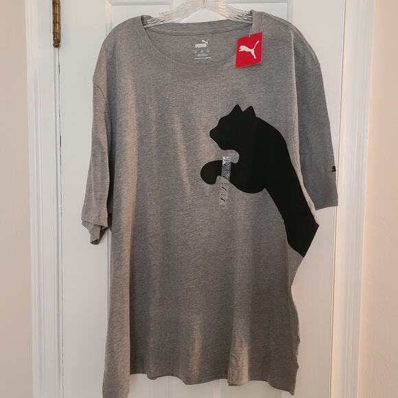 Puma | Shirts | Puma Wrap Around Leaping Cat Logo Graphic Tshirt Size ...